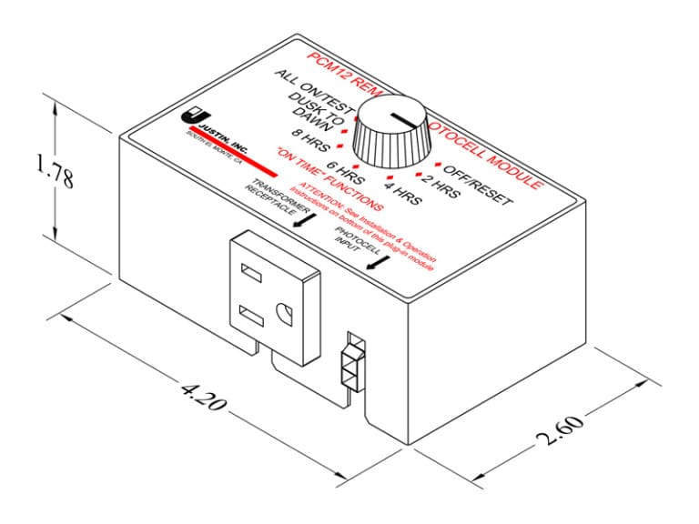 Remote Photocell Module » Justin Incorporated